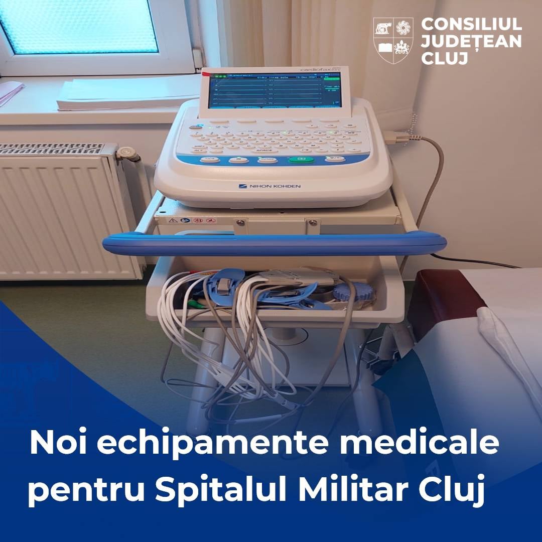 Noi echipamente medicale în dotarea Spitalului Militar Cluj - UP NEWS